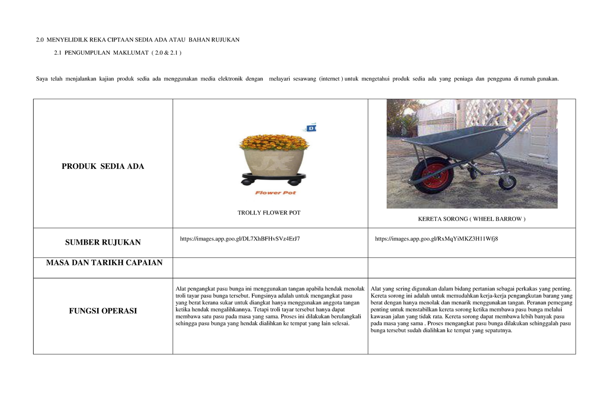 Folio REKA Cipta Produk Sedia ADA 2 - 2 MENYELIDILK REKA CIPTAAN SEDIA ...