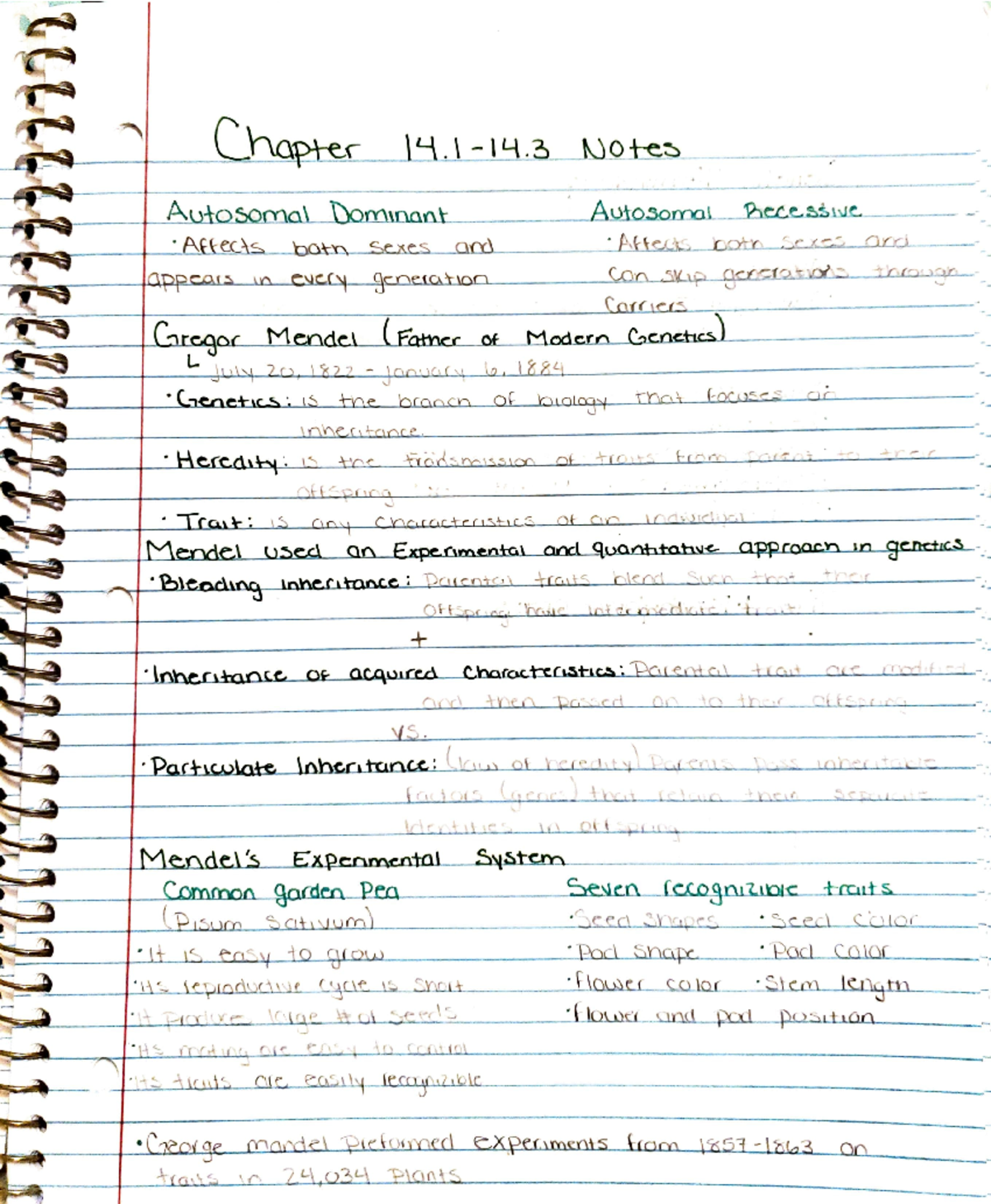 Chapter 14 Notes - BIO-211 - SIU - Studocu