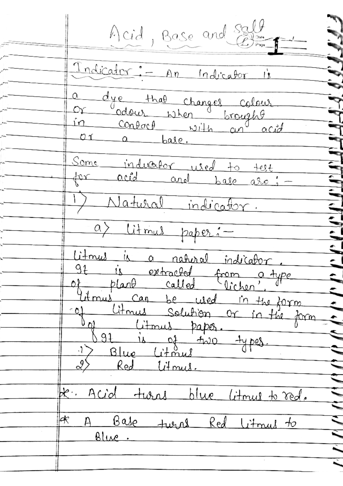 Acid,Bases and Salt - ACID, BASES AND SALT - Acid, Base and salt L Data ...