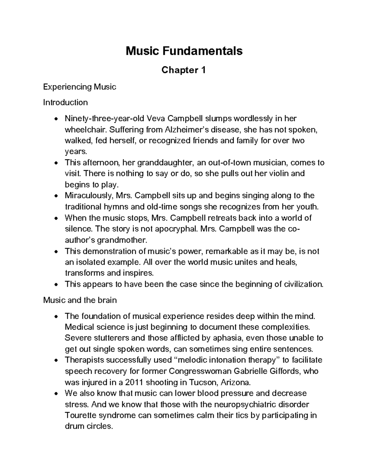 Enjoyment and understanding Music Chapter 1 - Music Fundamentals ...