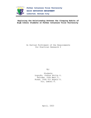 Teaching Literature (Phil Lit) - Father Saturnino Urios University ...