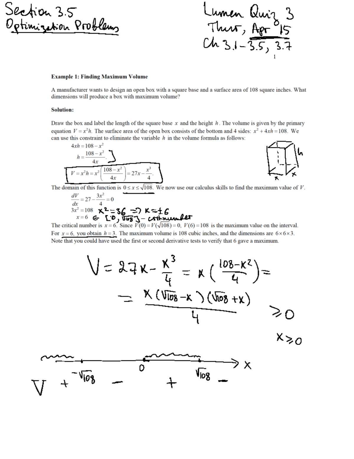 Section 3 - class notes - 1 Section 3 Lumen Quiz 3 Kilns Thur Apr 15 Ch ...