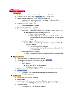 Neuromotor control: intro, planes of motion, core problems, chapter 1 ...