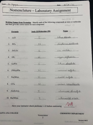Chemicalreaction - Lab Assignment - CHEM 209 - Studocu