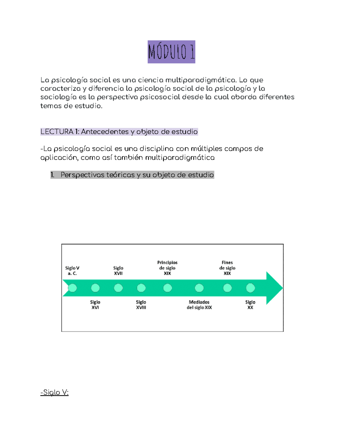 Modulo 1 Psicologia - MÓDULO 1 La psicología social es una ciencia multiparadigmática. Lo que ...