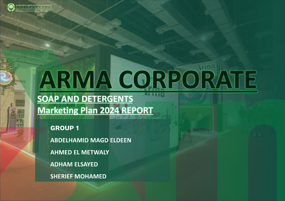 Copy of Group-1 (ARMA Corprate Marketing PLAN) - ARMA CORPORATE SOAP ...