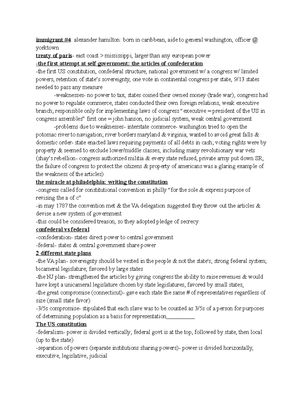 Politics 9-21-17 - Professor Richard Robyn notes directly from ...