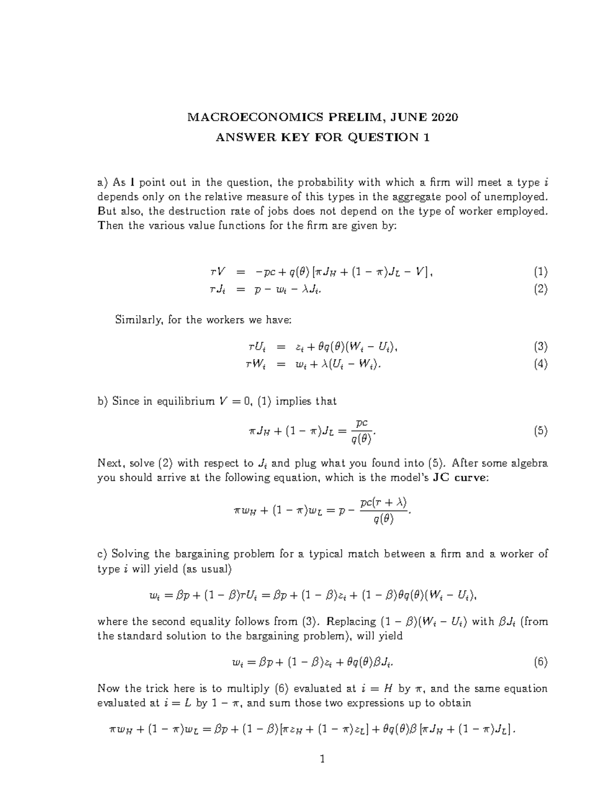 Macroeconomics Prelim June 2020- 2021 - MACROECONOMICS PRELIM, JUNE ...