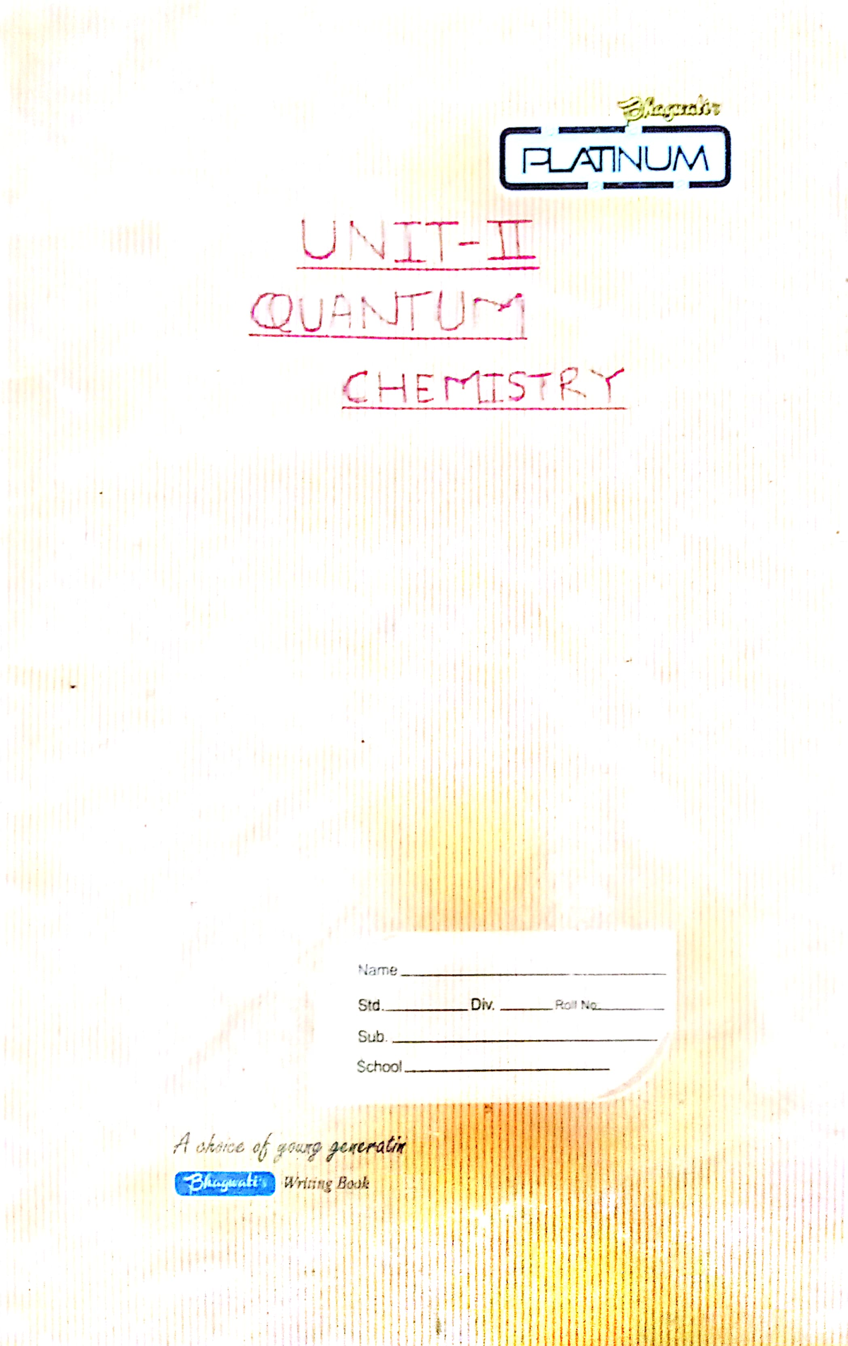 Unit II - Physical Chemistry - Studocu