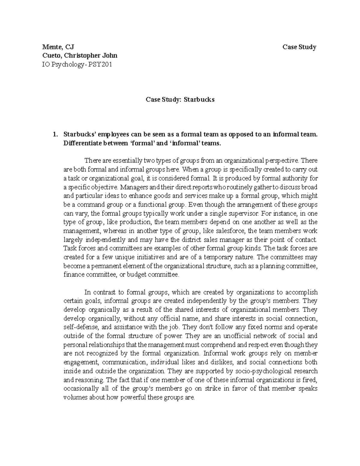 Group 4-Case Study - Mente, CJ Case Study Cueto, Christopher John IO ...