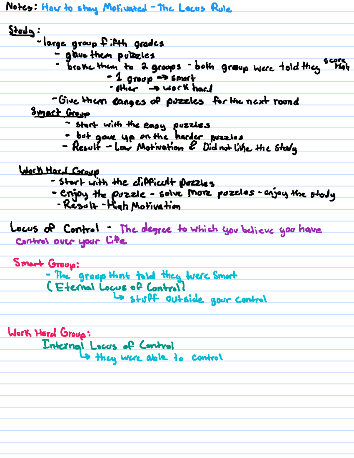 Personal Finance - Notes from Kevin Huff Lectures - Chapter 1 page 2 ...