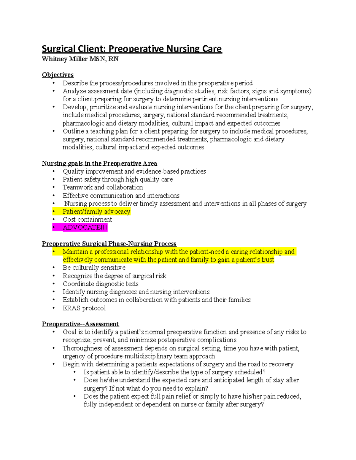 Surgical+Client-Preop+Outline+Notes copy - Surgical Client ...