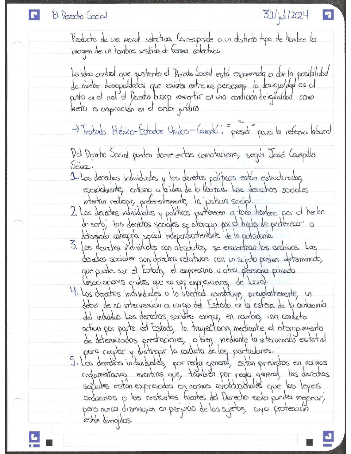 Derecho Individual del Trabajo - El Derecho Social Producto de Lnce ...
