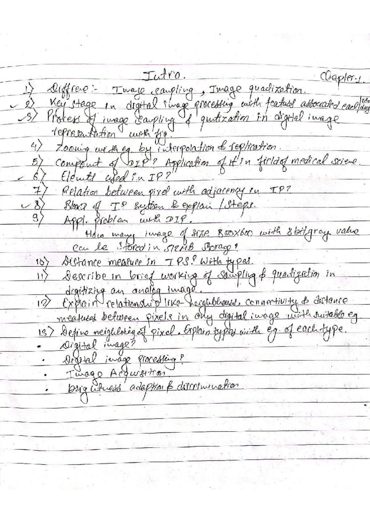 IPPR OLD - Image Processing and Pattern Recognition All chapter - Studocu