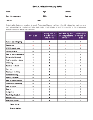 Mcmi - Assessment Tests with Scoring - INTRODUCTION The Millon Clinical ...