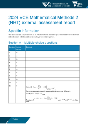 2022 SAC 3 Probability and Statistics - Mathematical Methods Unit 4 SAC 4: Problem Solving Task ...