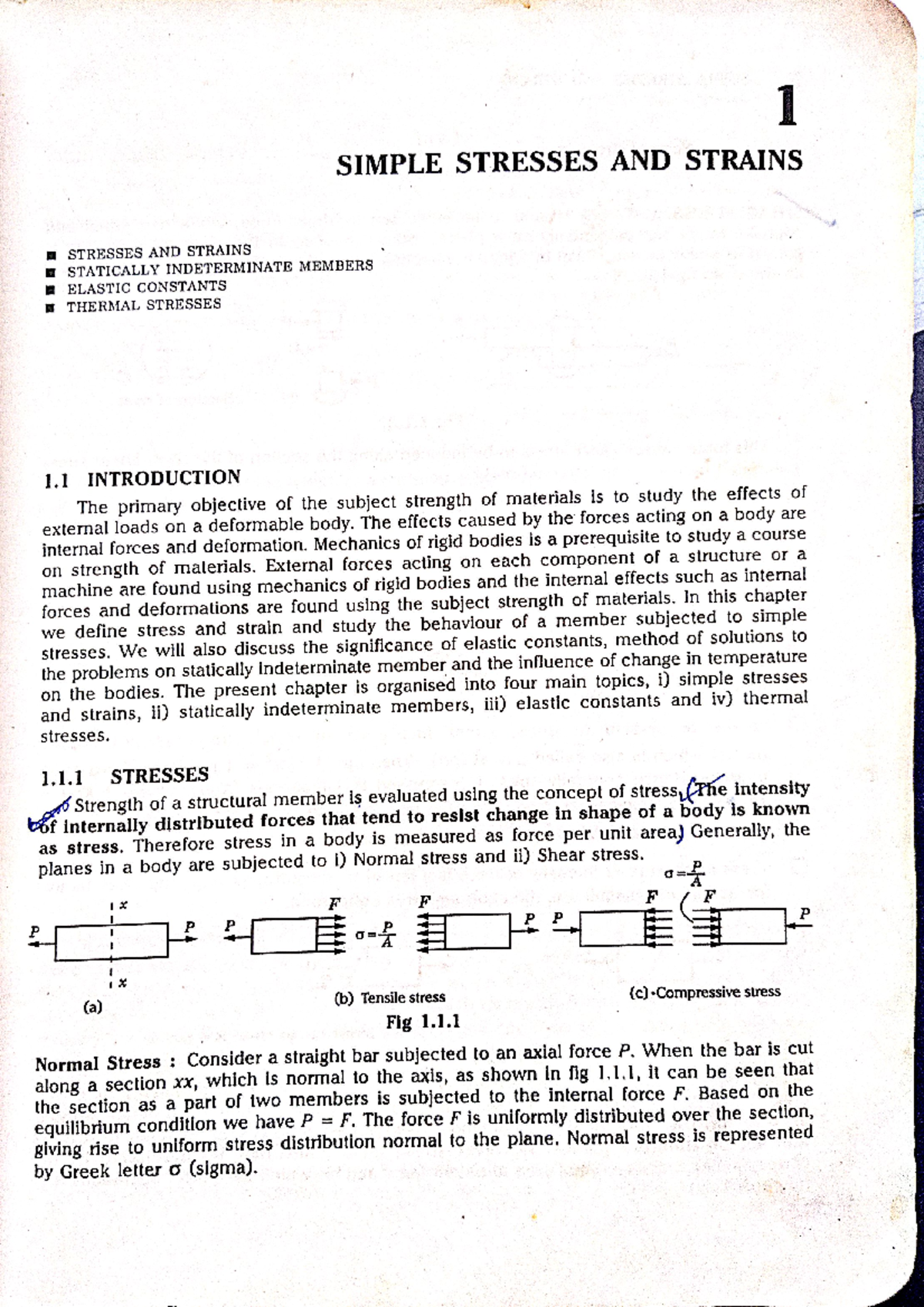 UNIT1 SOM - Stuff - mechanical engineering - Studocu