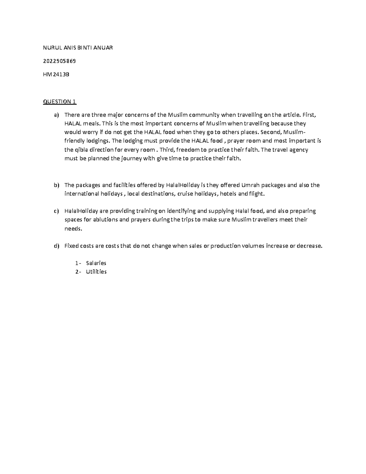 Pyqdec 2019- Q1( Nurul ANIS) - NURUL ANIS BINTI ANUAR 2022905869 ...