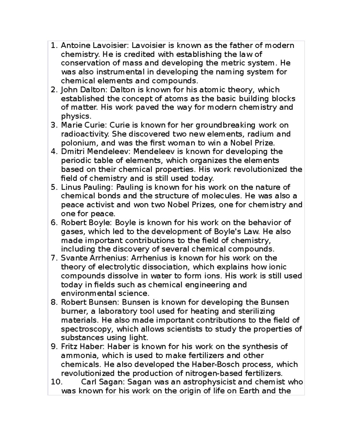 Famous Chemist Notes - Antoine Lavoisier: Lavoisier is known as the ...