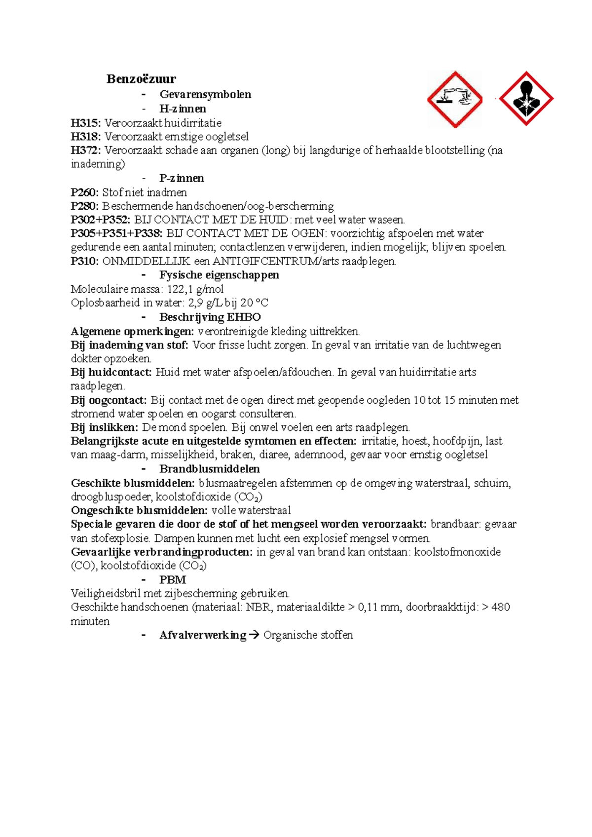 practicum chemie 1: extractie, omkristallisatie en smeltpuntsbepaling ...