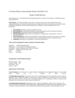Soil profile notes detailed - Soil profile Definition of soil profile ...