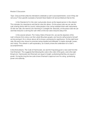Module 12 Discussion - Module 12 Discussion Topic Chosen: Why do you ...