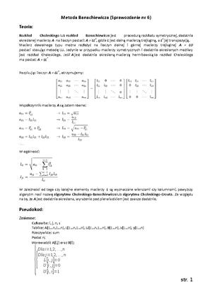 Metoda Eliminacji Gaussa - Obliczając rząd macierzy metodą Gaussa ...
