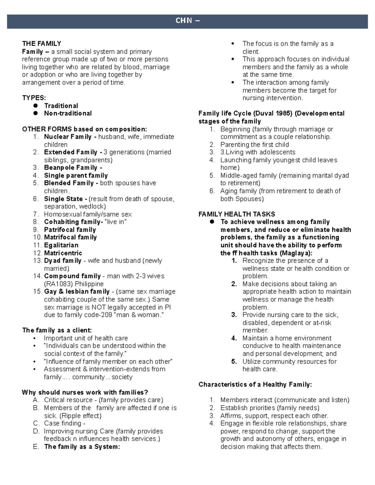 THE Family - please use wisely - THE FAMILY Family – a small social ...