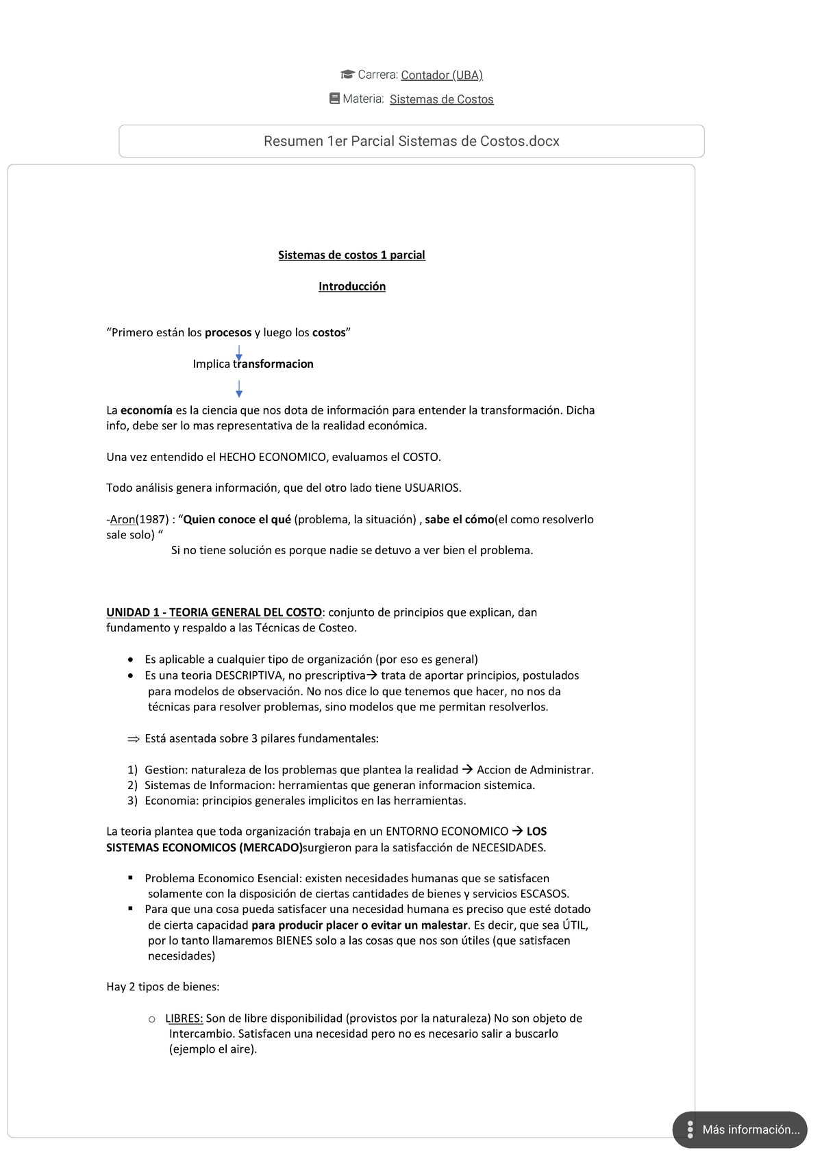 Resumen Primer Parcial - Warning: TT: undefined function: 32 Warning: TT: undefined function: 32 ...