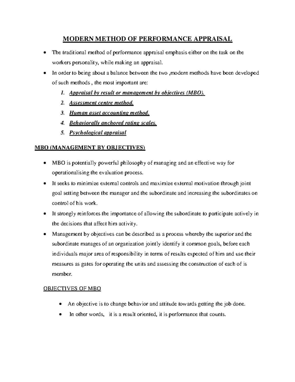 What Is Modern Method Of Performance Appraisal at Cedrick Tibbetts blog