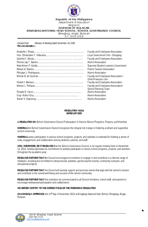 Resolution 6 Promoting THE Rights OF THE Child - Republic of the ...