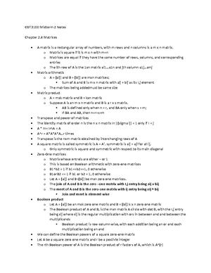 Cheatsheet 1 1 - Summary Appli Discrete Struc - COT 3100 - Studocu