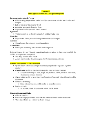 Child Dev - Chpt 15 Notes - The Toddler: Autonomy and Physical and ...