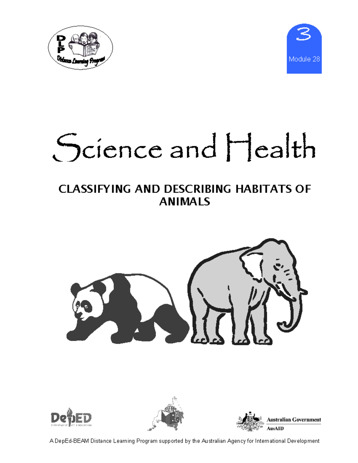 Science 3 DLP 28 - Classifying and describing habitats of animals ...