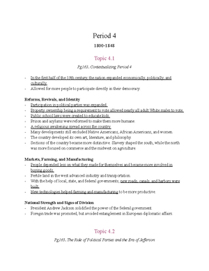 Period 6 Apush Notes - Period 6 1865- Topic 6. Pg. 404 Contextualizing ...
