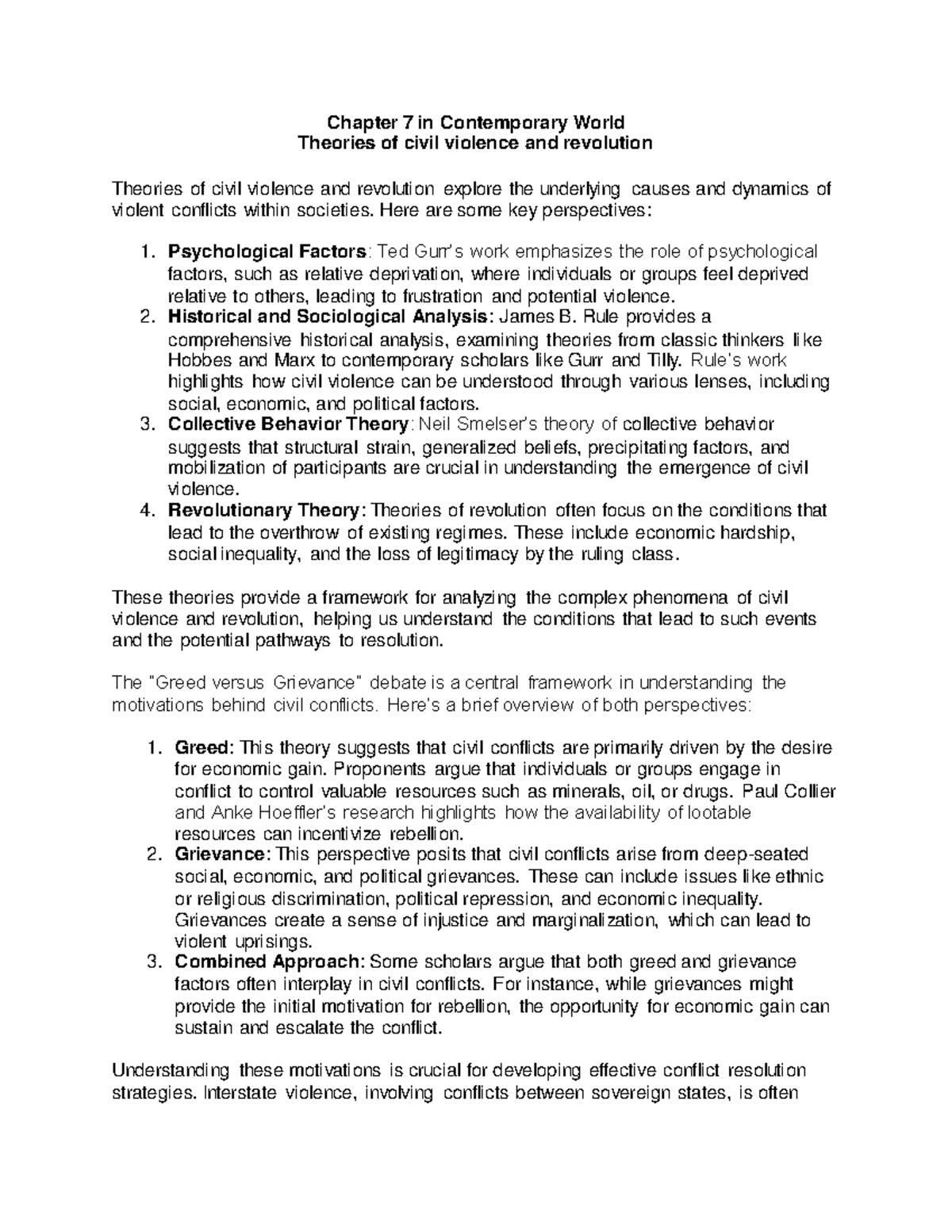 Chapter 7 in Contemporary World - Chapter 7 in Contemporary World ...