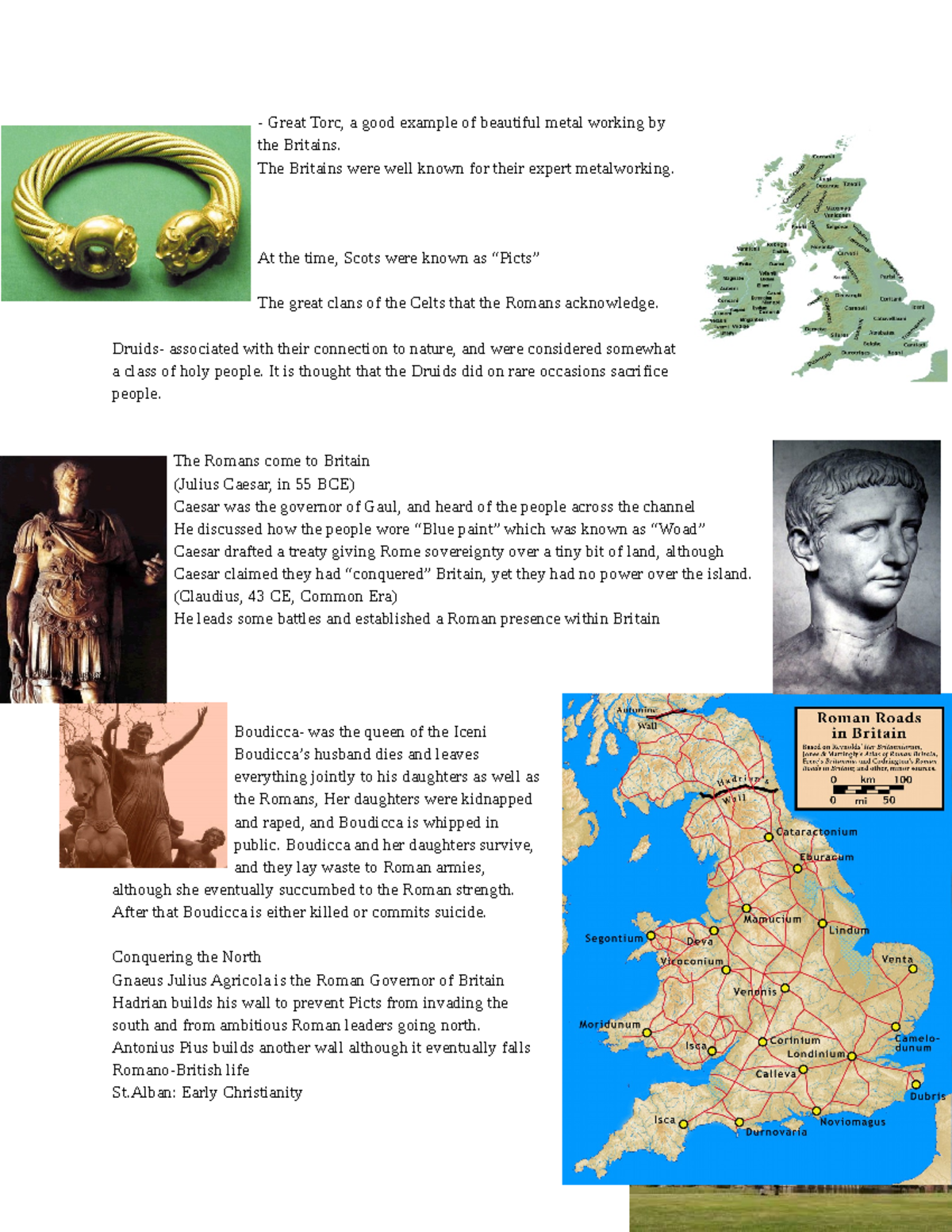 Roman Britain - Great Torc, a good example of beautiful metal working by the Britains. The ...