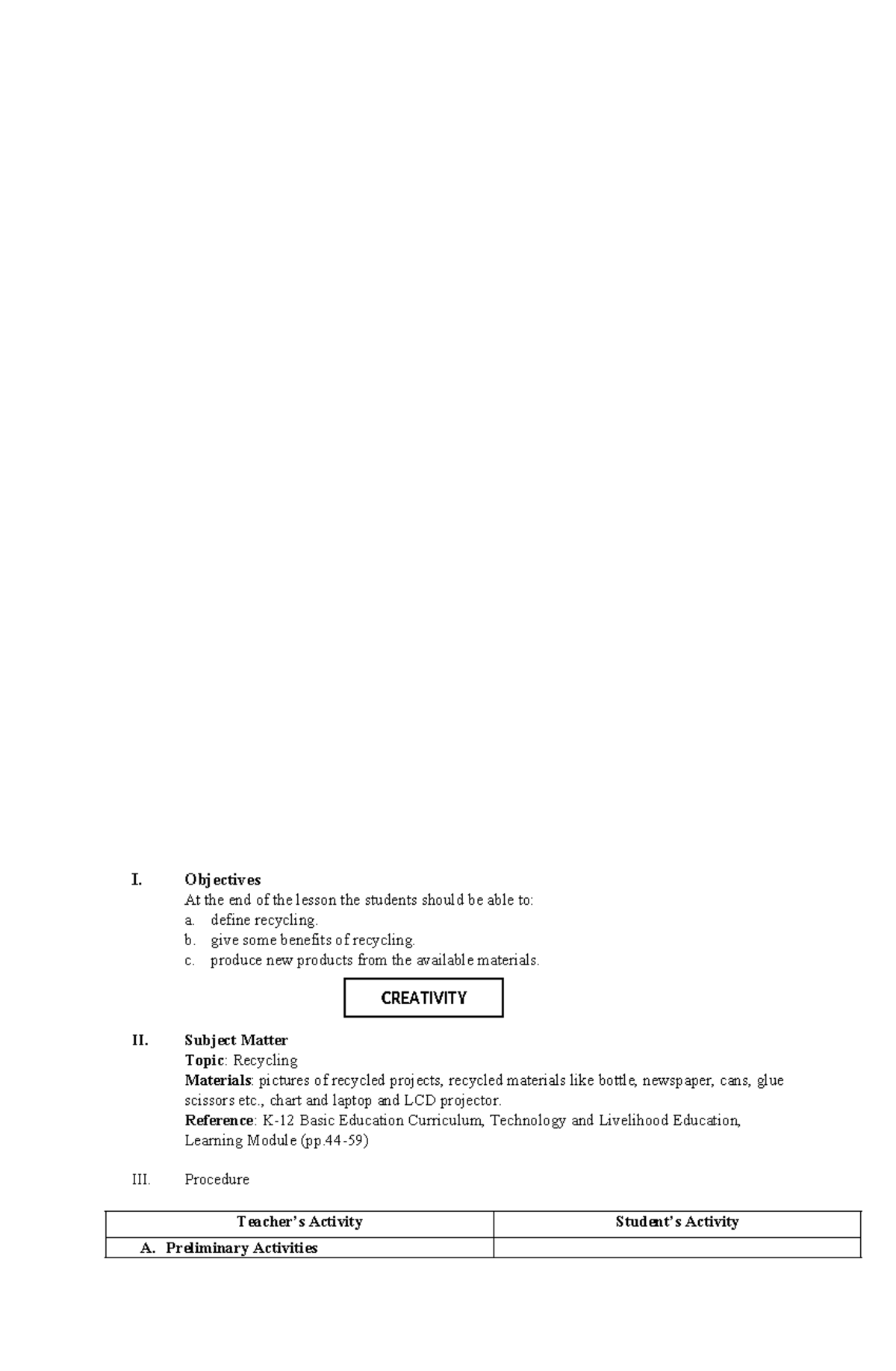 Inbound 6261153108048340283 - I. Objectives At the end of the lesson ...