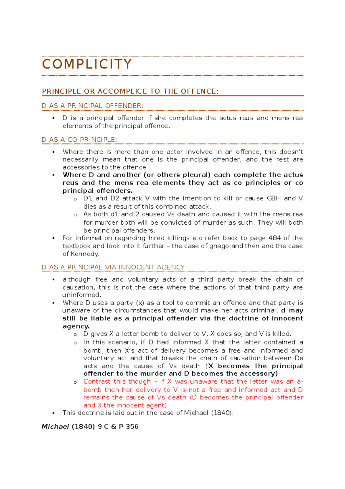 Complicity criminal law - COMPLICITY PRINCIPLE OR ACCOMPLICE TO THE ...