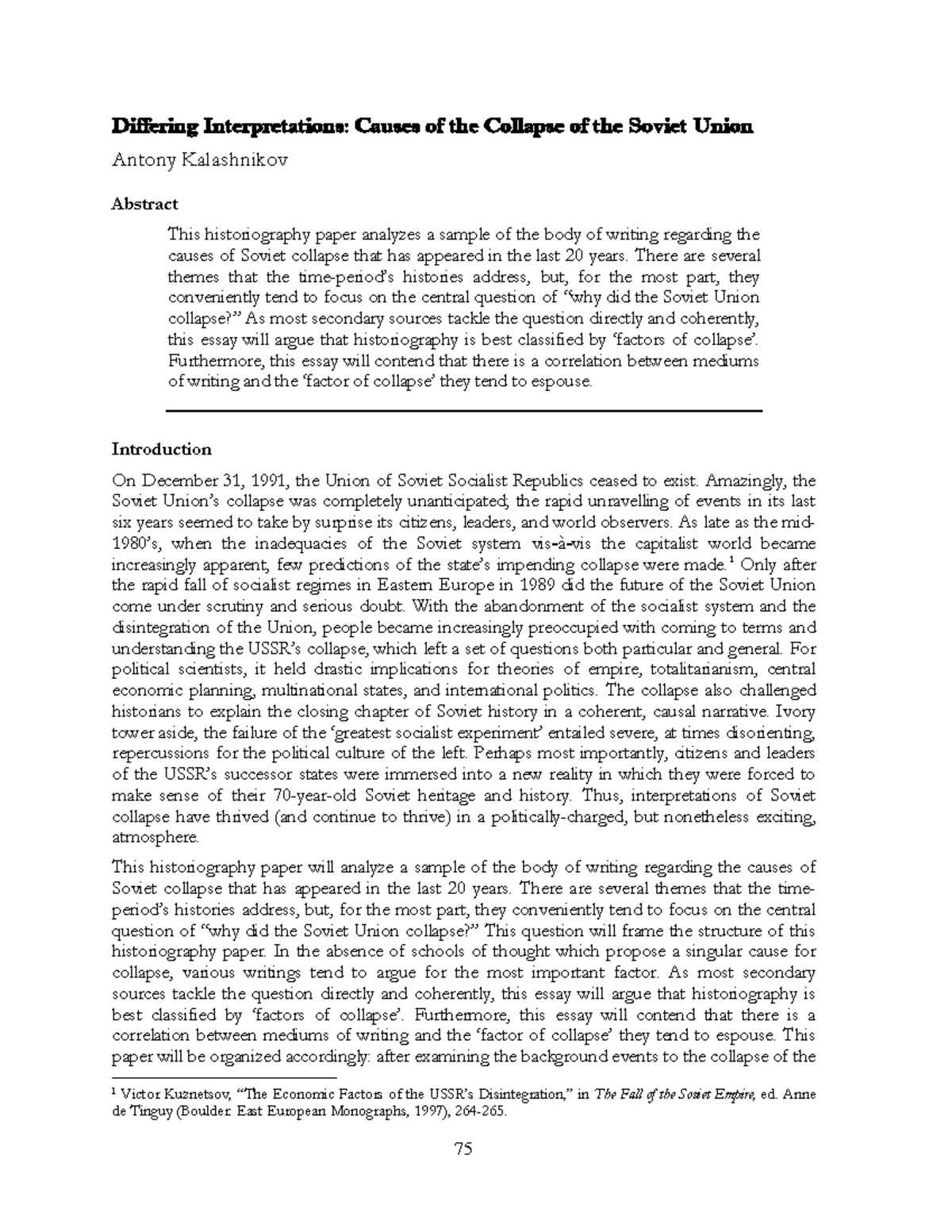 Ojsadmin,+16289 37034 1 CE - Differing Interpretations: Causes of the ...