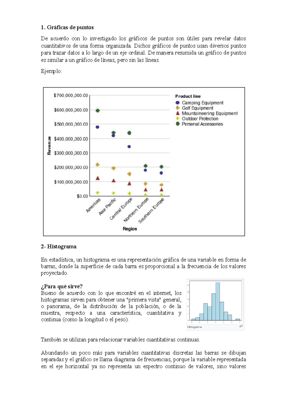 Asignacion unidad 1 - Parte 3 Completa - 1. Gráficas de puntos De ...