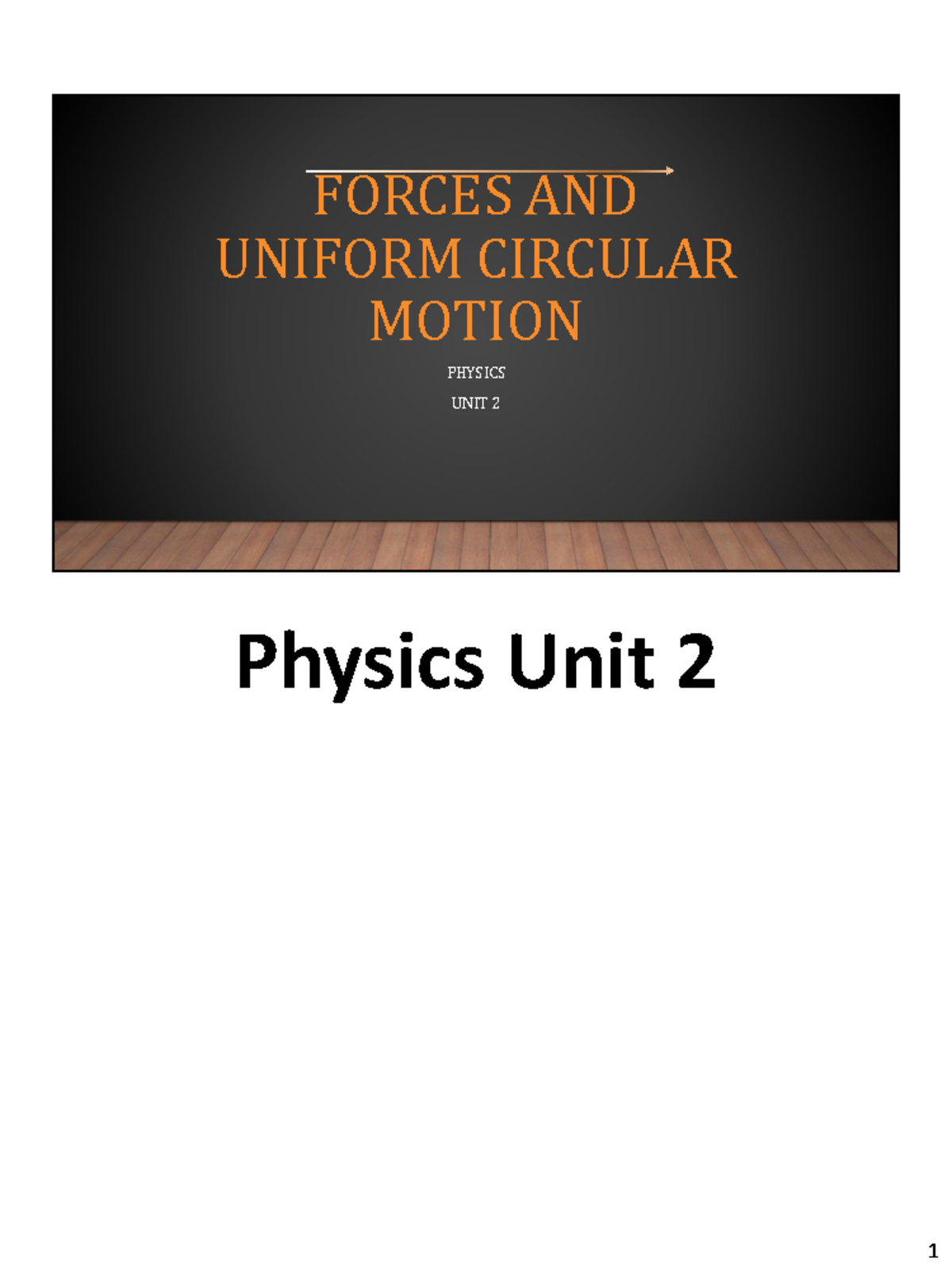 Physics 02-Forces and Uniform Circular Motion (2018 ) - FORCES AND ...