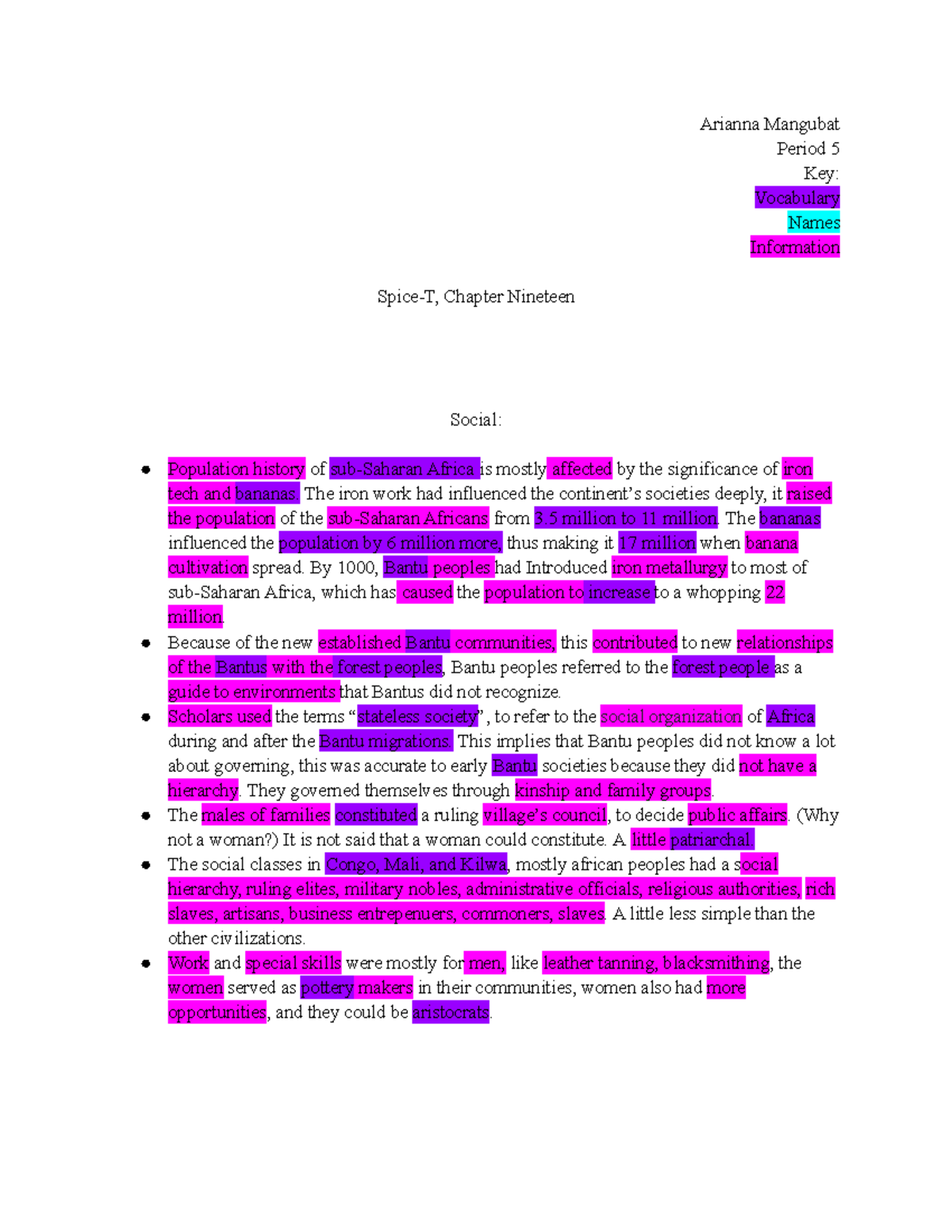 Spice 19 - This is lecture notes for chapter 19 of the world history ...