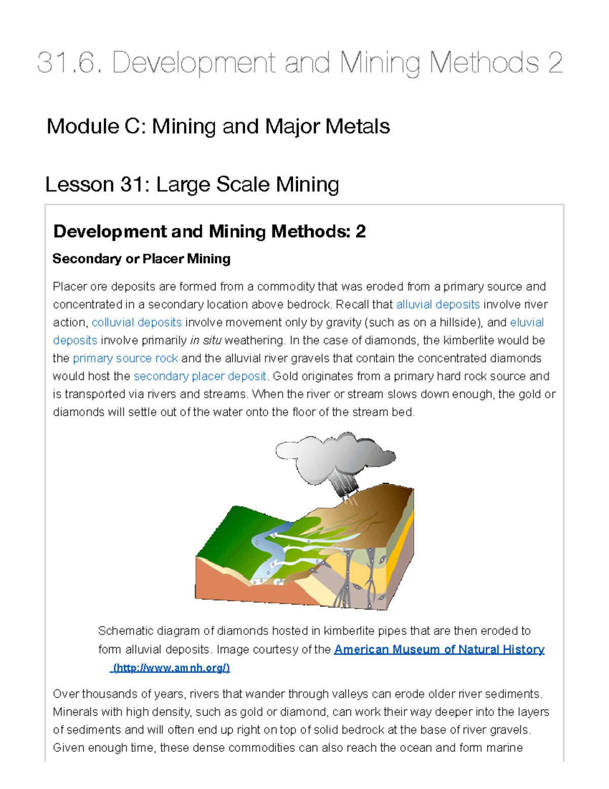31 - review notes - 31. Development and Mining Methods 2 Module C ...