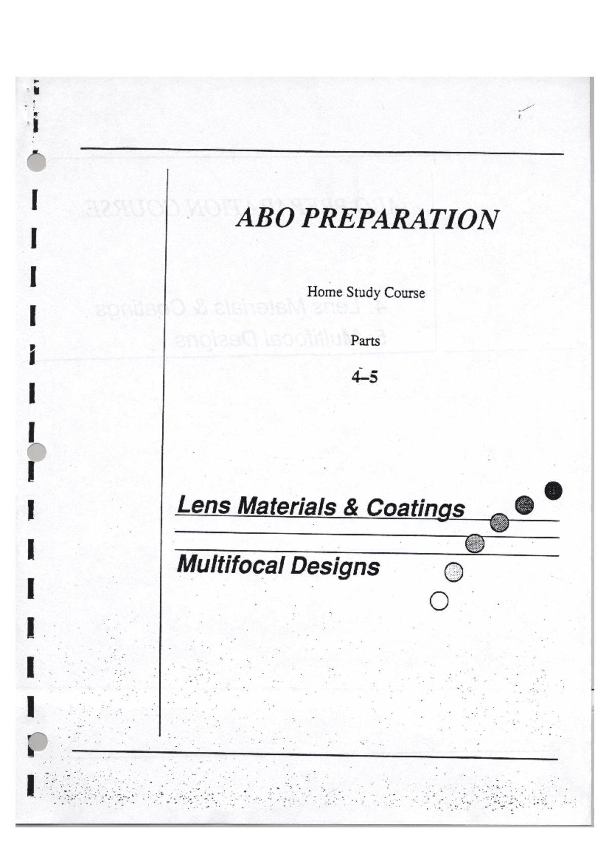 ABO Prep Part 4 & 5 - ABO Material - VCT 1101 - Studocu