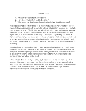 Exit Ticket 03 07 - Exit Ticket 1/ In 6-8 sentences (total, across all ...