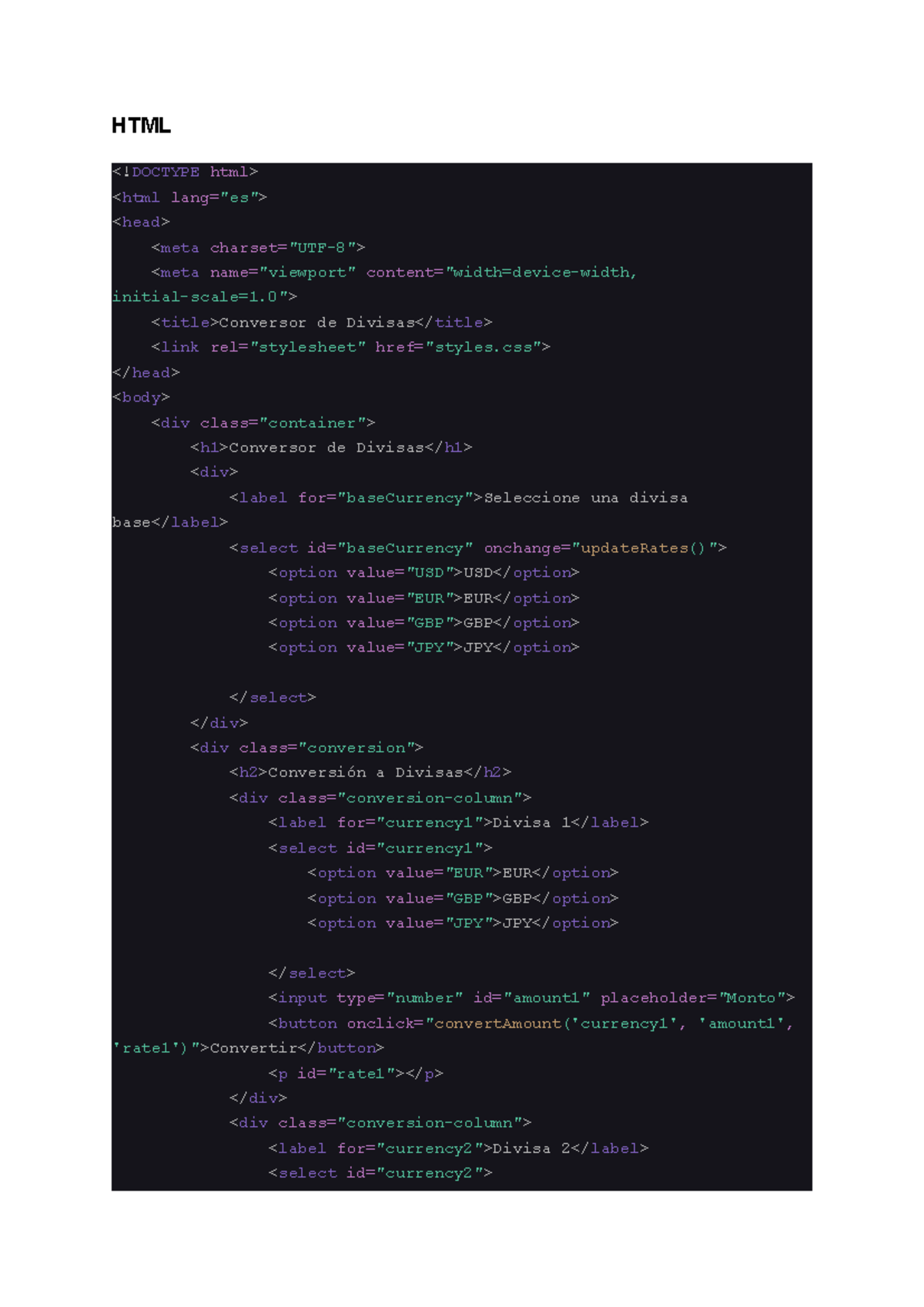 Parcial 1 - espero que sea de ayuda..... - HTML