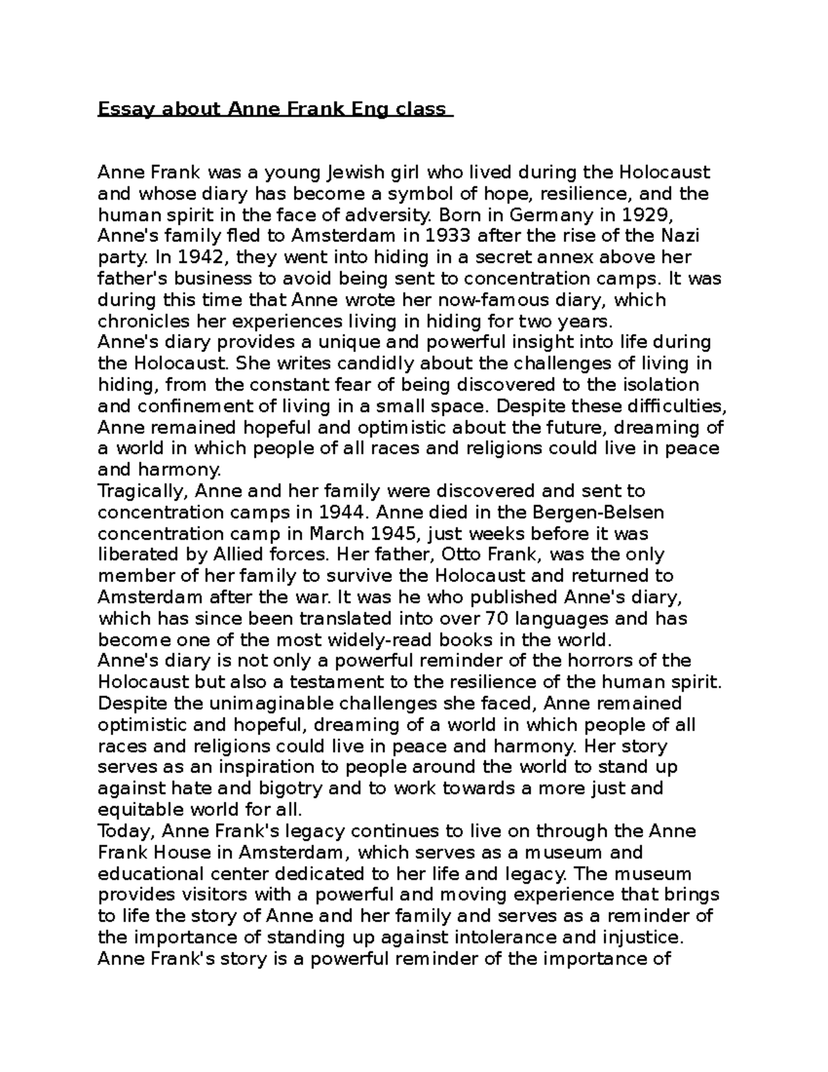 Eng - These are examples of helpful essays that will help out other ...