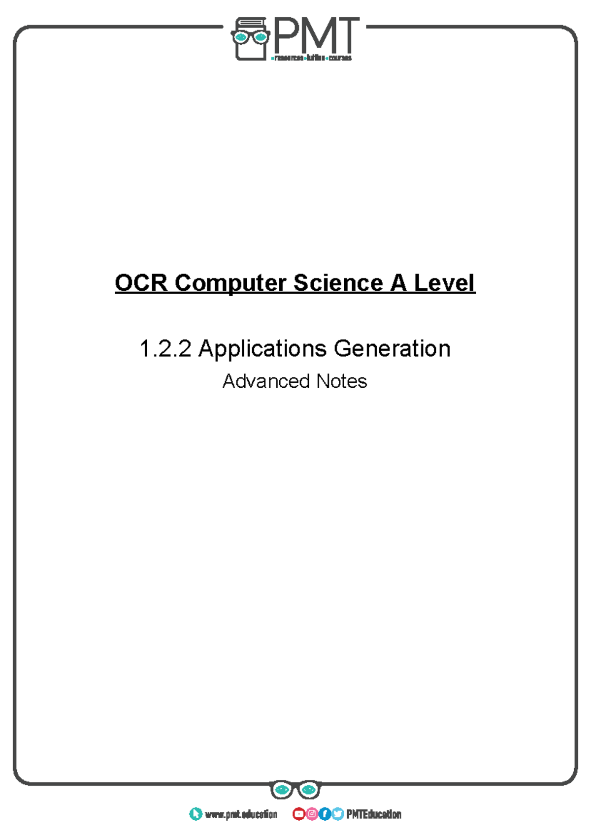 1.2.2. Applications Generation - OCR Computer Science A Level 1.2 ...