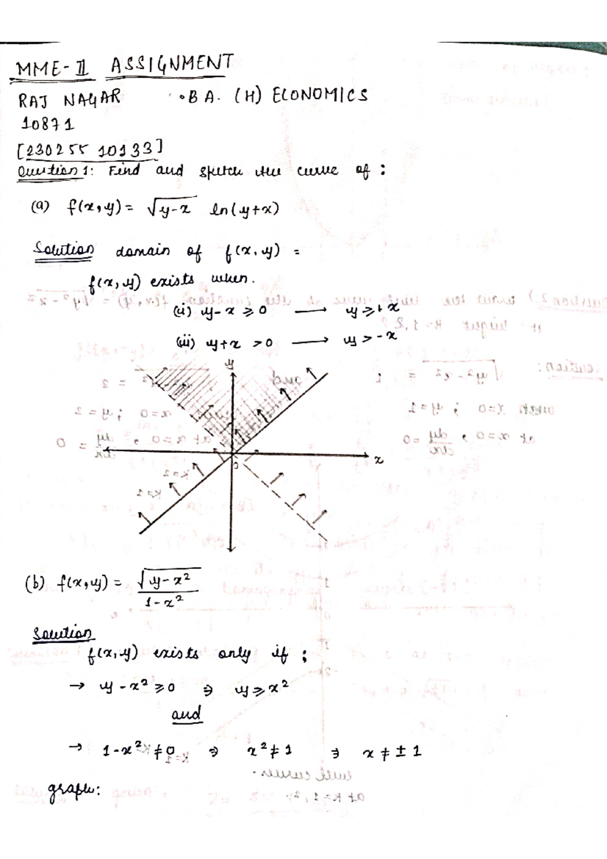 Mathematical methods for economics 2 Assignment - Studocu